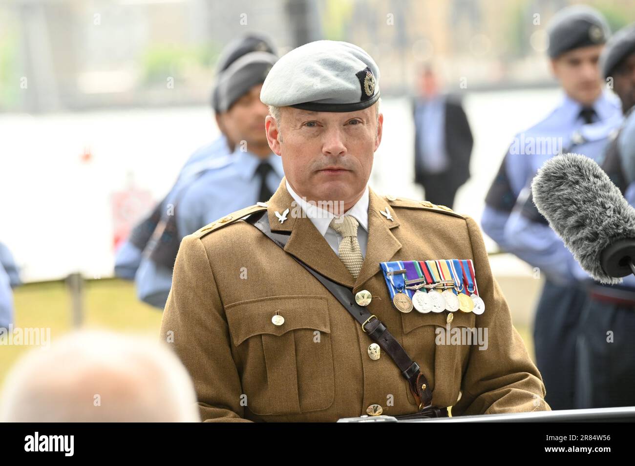 City Hall, London, UK. June 19 2023. Speaker Lieutenant Colonel Johnson ...