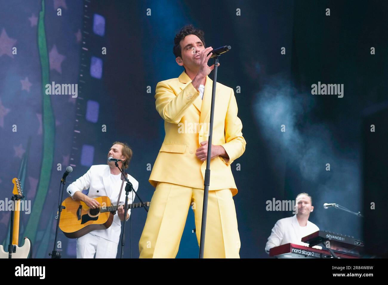 Newport, UK. 18th June, 2023. Singer songwriter Michael Holbrook ...