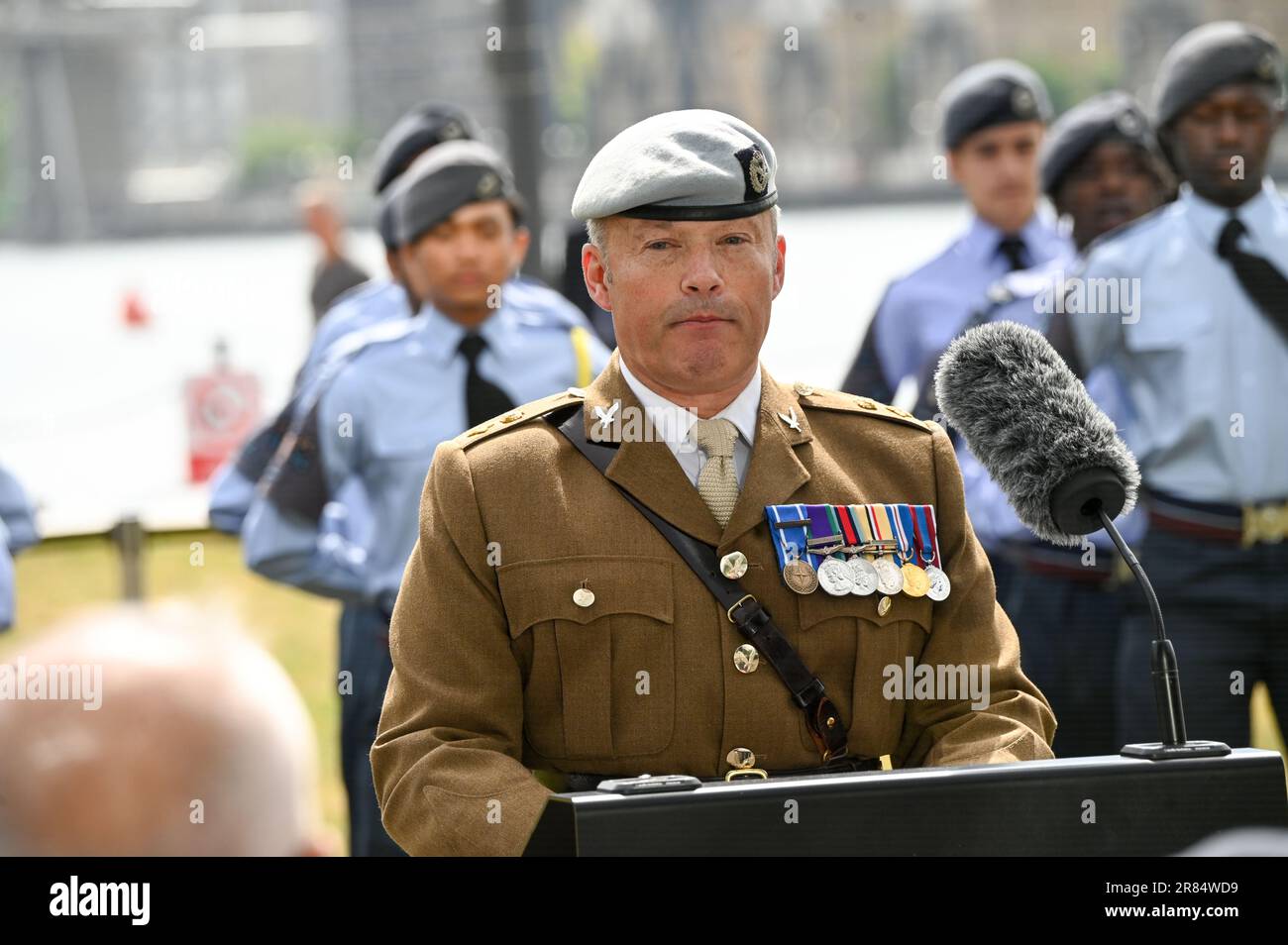 City Hall, London, UK. June 19 2023. Speaker Lieutenant Colonel Johnson ...
