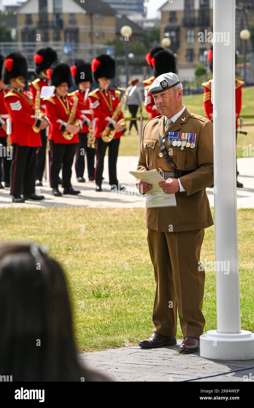 City Hall, London, UK. June 19 2023. Speaker Lieutenant Colonel Johnson ...
