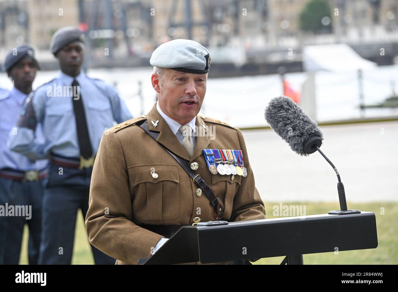 City Hall, London, UK. June 19 2023. Speaker Lieutenant Colonel Johnson ...