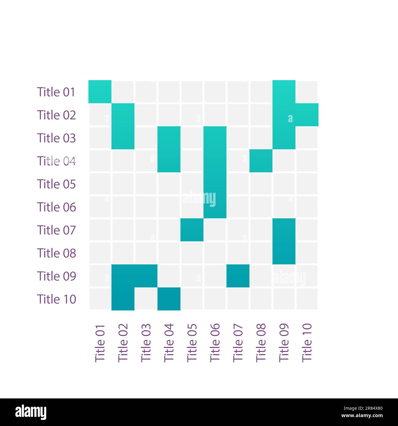 Squares infographic chart design template Stock Vector Image & Art - Alamy