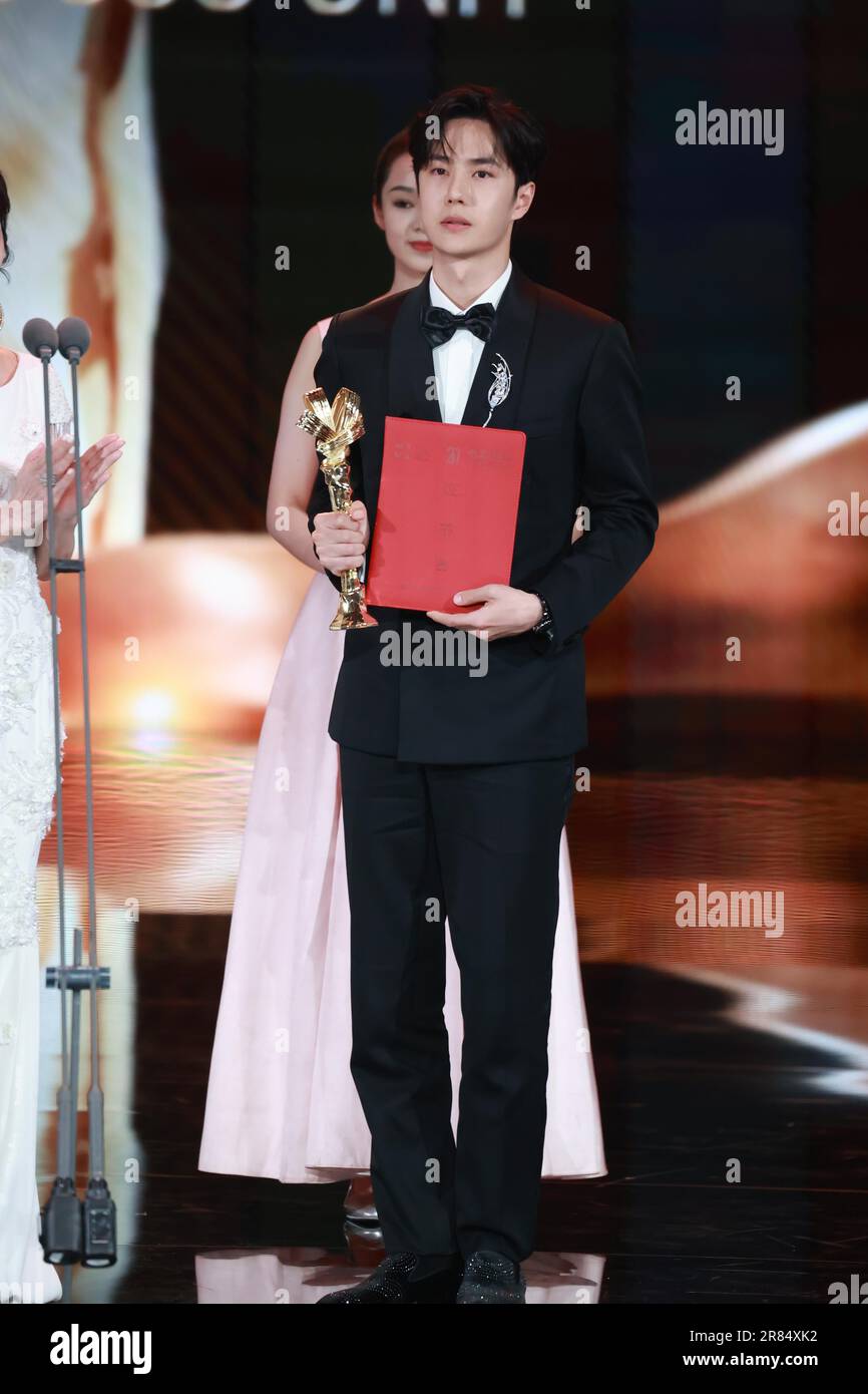 Chinese actor, dancer, singer, rapper, and professional road motorcycle racer Wang Yibo won the ...