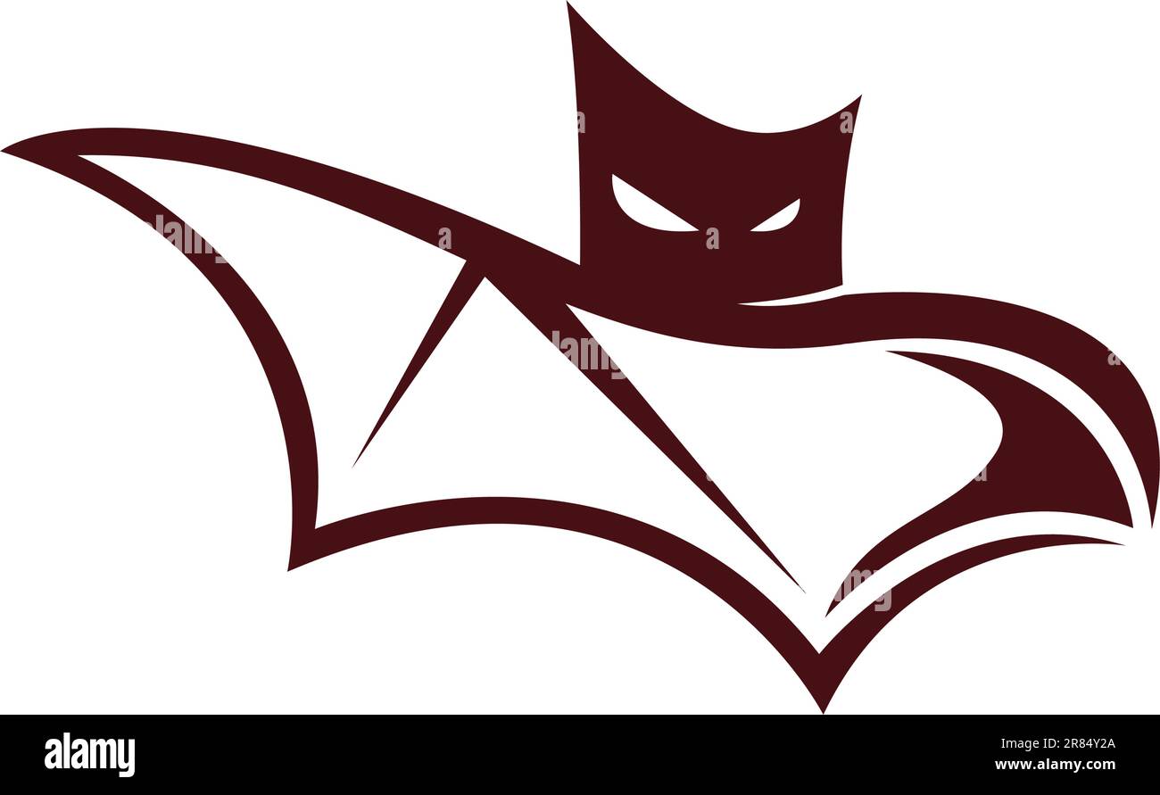 Bats animal logo icon design illustration Stock Vector Image & Art - Alamy