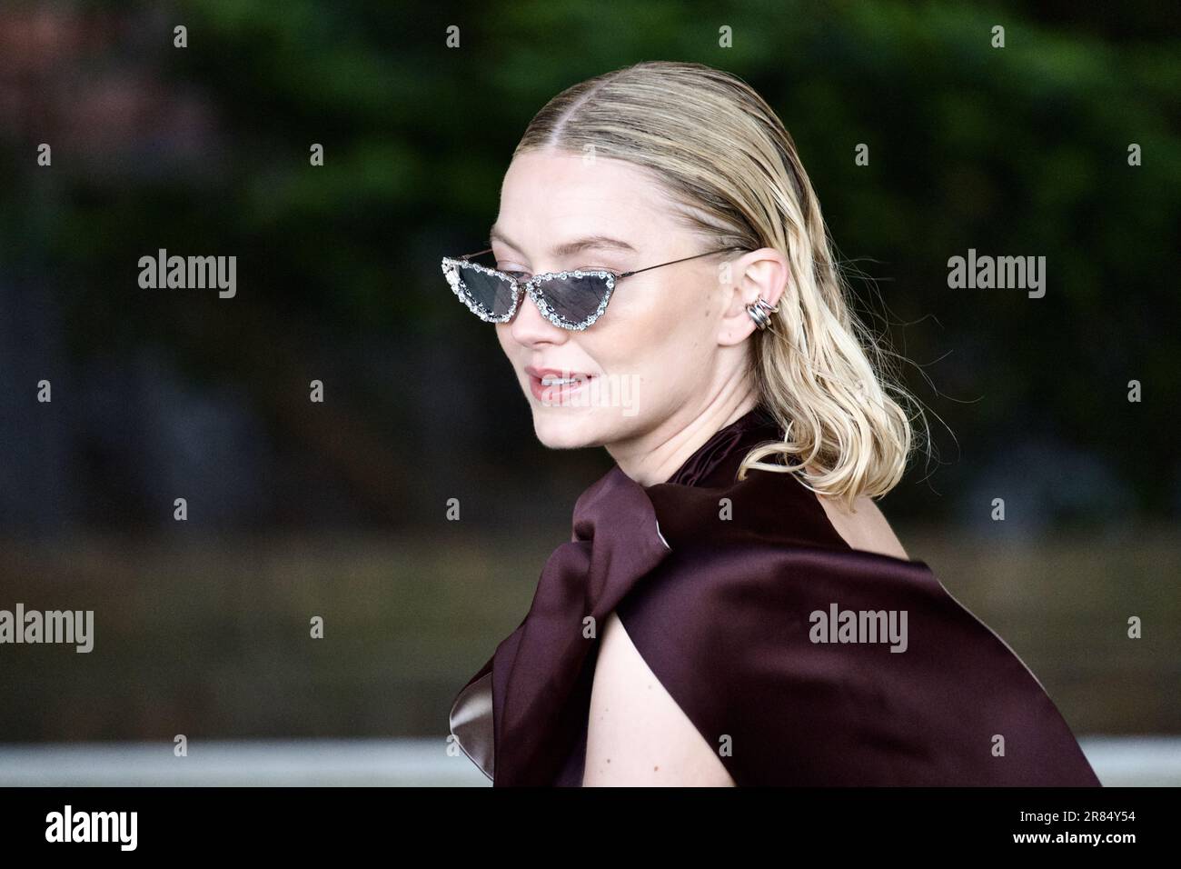 STOCKHOLM, SWEDEN - JUNE 11, 2023: Artist Astrid S outside the ...