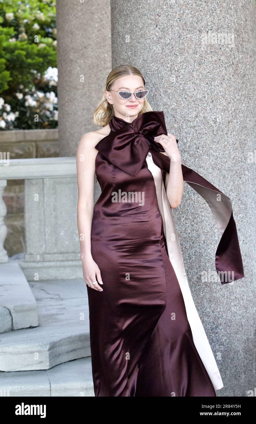 STOCKHOLM, SWEDEN - JUNE 11, 2023: Artist Astrid S outside the ...