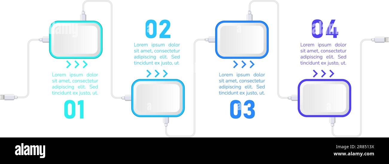 Social networking technologies infographic chart design template Stock ...