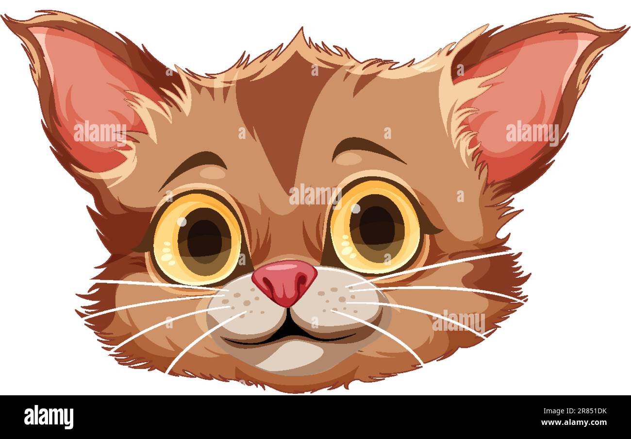 Cute cat cartoon character illustration Stock Vector Image & Art - Alamy