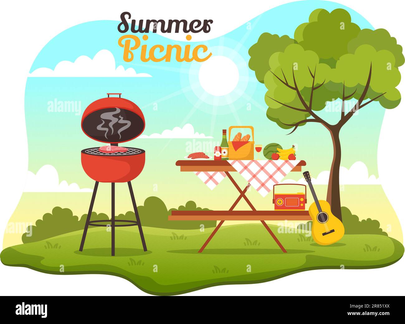 Summer Picnic Clipart