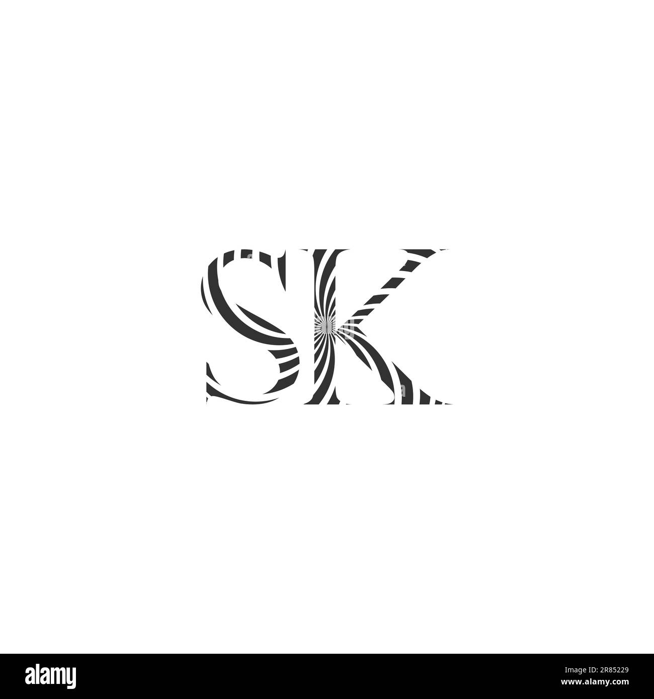 Alphabet letters Initials Monogram logo SK, KS, S and K Stock Vector ...