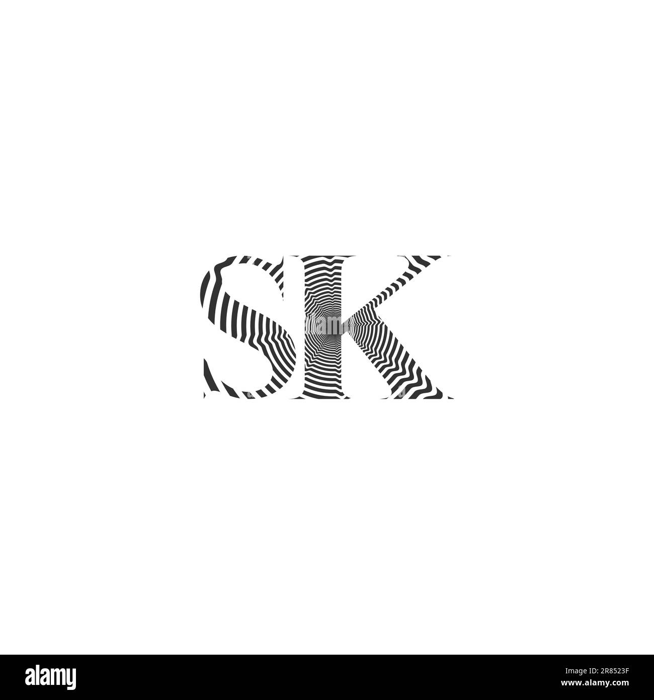 Alphabet letters Initials Monogram logo SK, KS, S and K Stock Vector ...