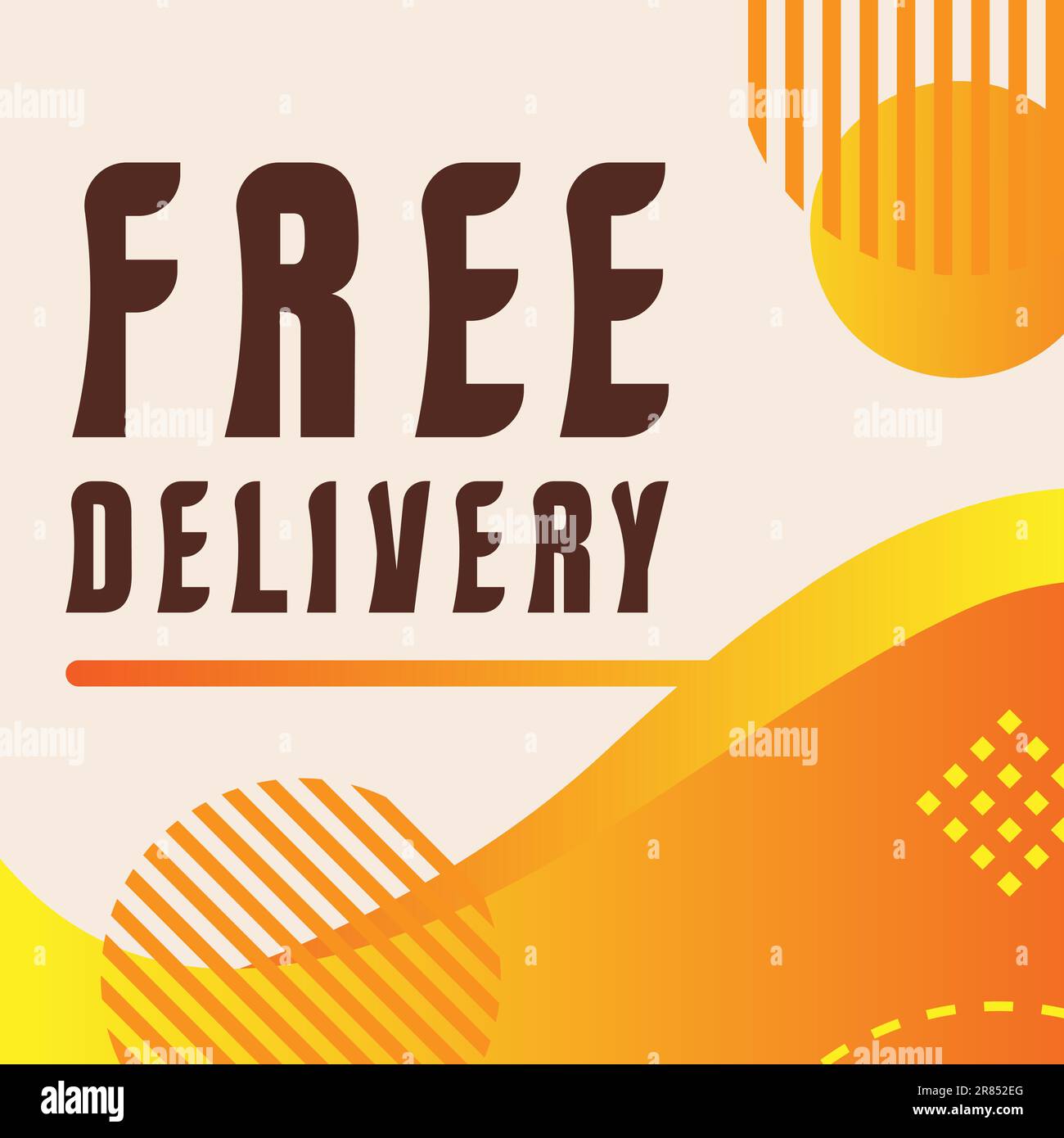 Delivery typography hi-res stock photography and images - Alamy