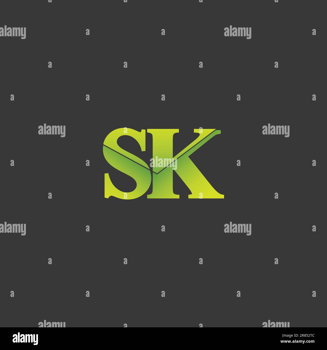 Alphabet letters Initials Monogram logo SK, KS, S and K Stock Vector ...