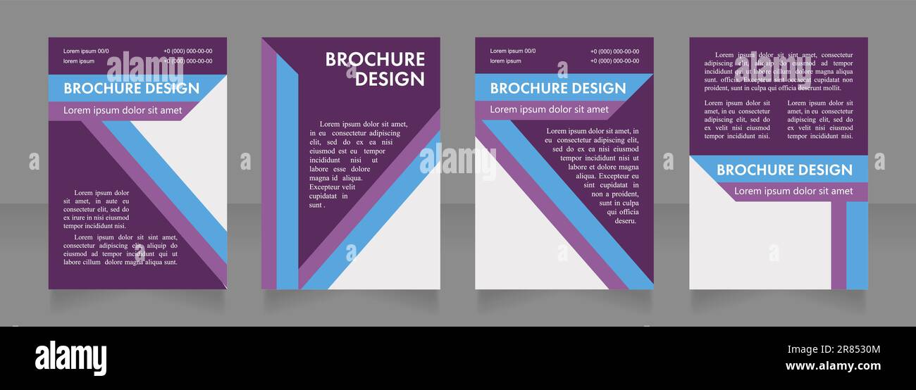 Advertising workshop blank brochure layout design Stock Vector Image ...
