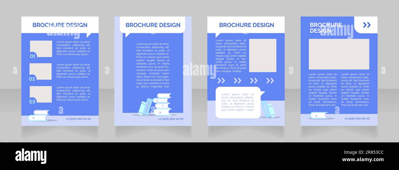Early childhood education blank brochure layout design Stock Vector ...
