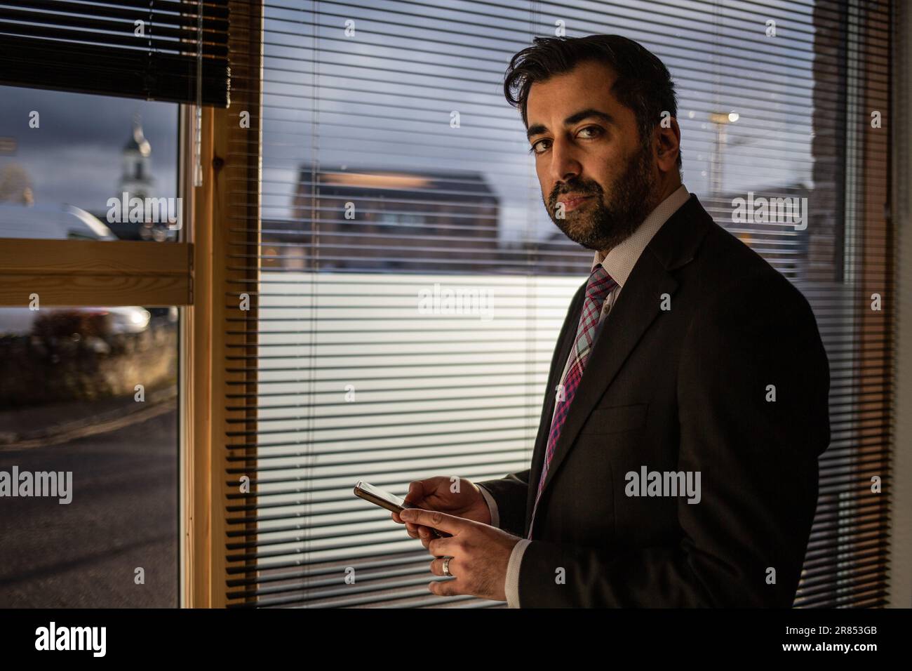 Humza Yousaf, MSP of the (SNP) Scottish National Party, candidate for ...
