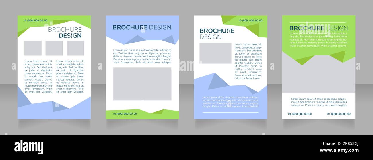 Parent council in high school blank brochure layout design Stock Vector ...