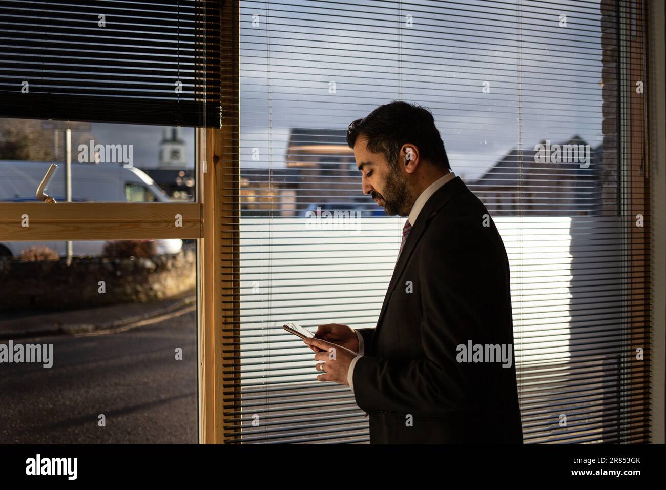 Humza Yousaf, MSP of the (SNP) Scottish National Party, candidate for ...