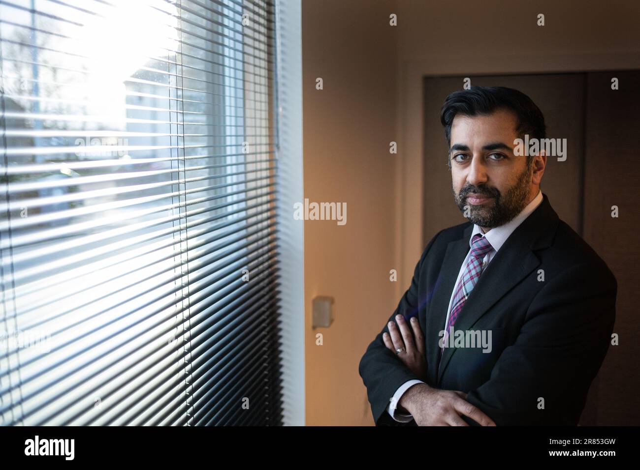 Humza Yousaf, MSP of the (SNP) Scottish National Party, candidate for ...