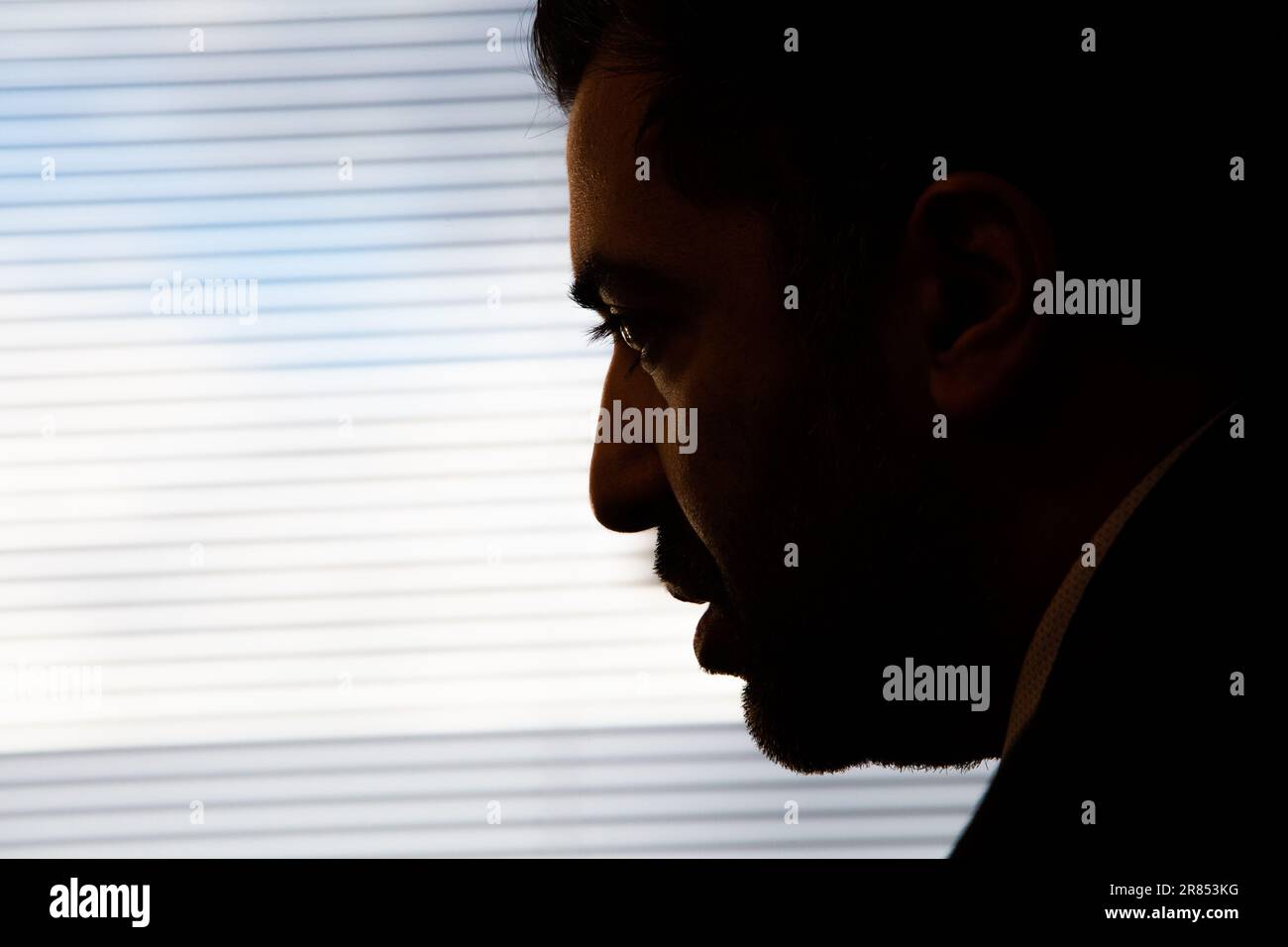 Humza Yousaf, MSP of the (SNP) Scottish National Party, candidate for ...