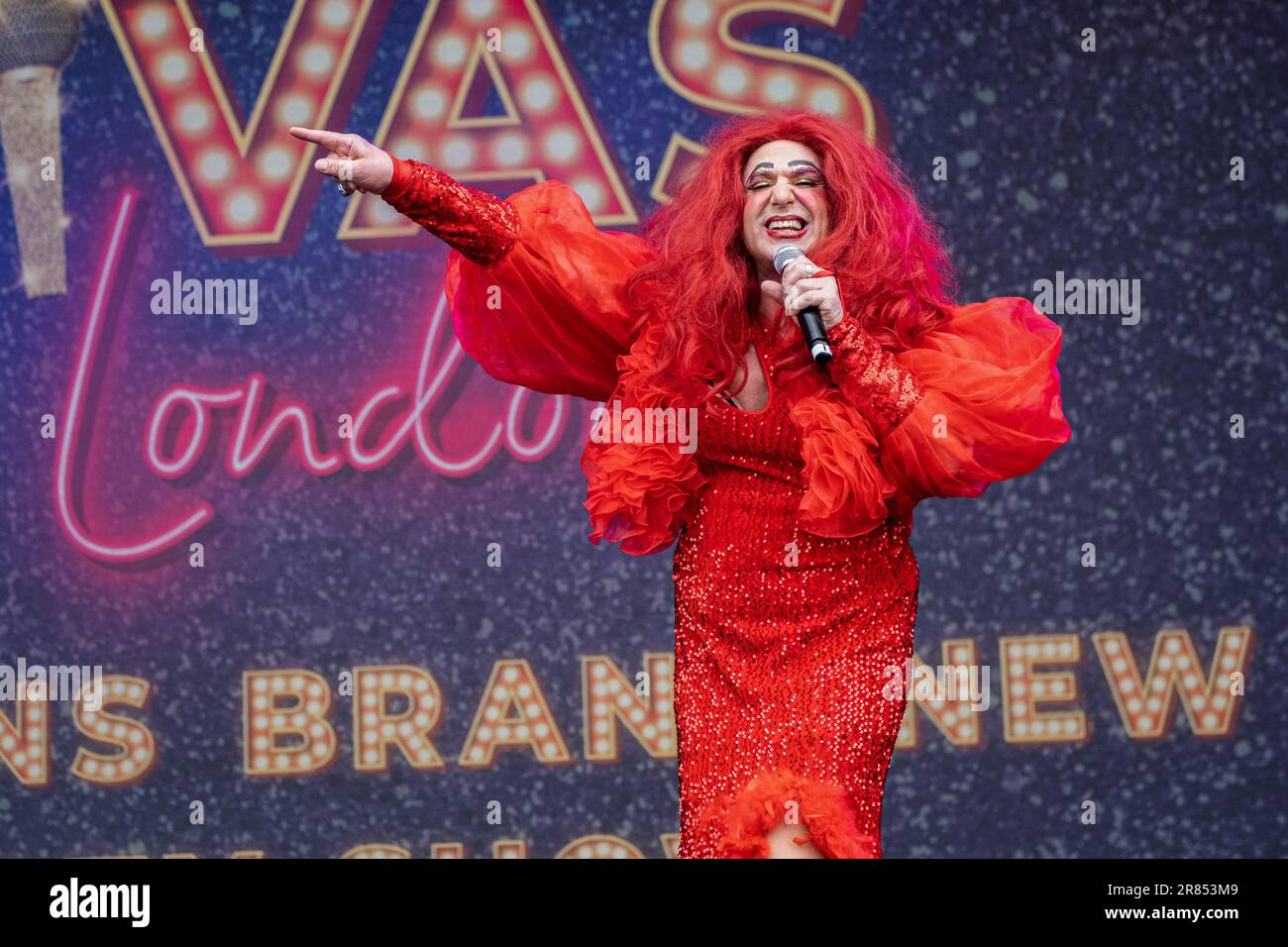 London, UK. 17th June, 2023. The cast member of Divas London, Simon ...