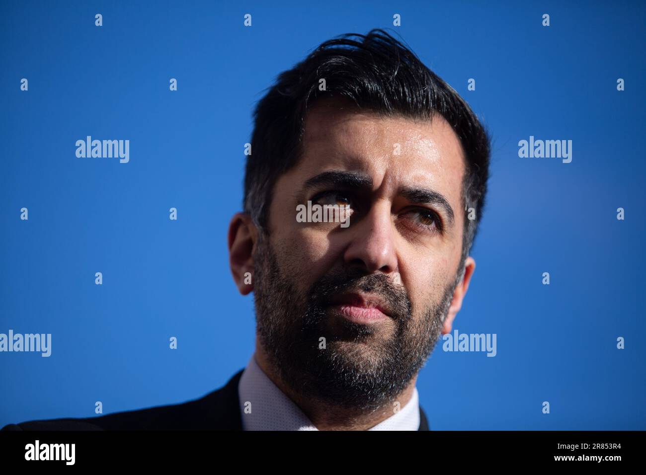 Humza Yousaf, MSP of the (SNP) Scottish National Party, candidate for ...
