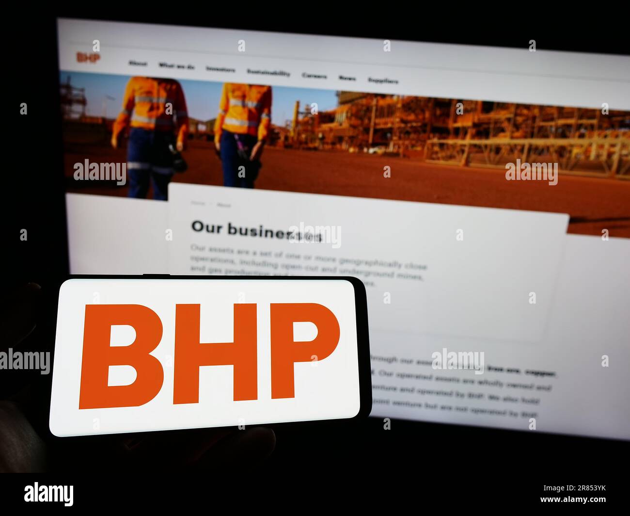 Bhp logo hi-res stock photography and images - Alamy
