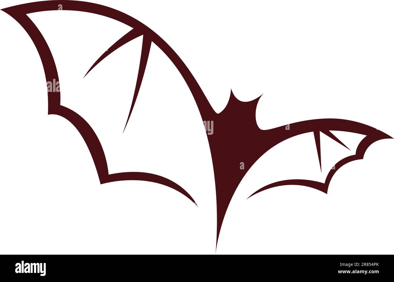 Bats animal logo icon design illustration Stock Vector Image & Art - Alamy