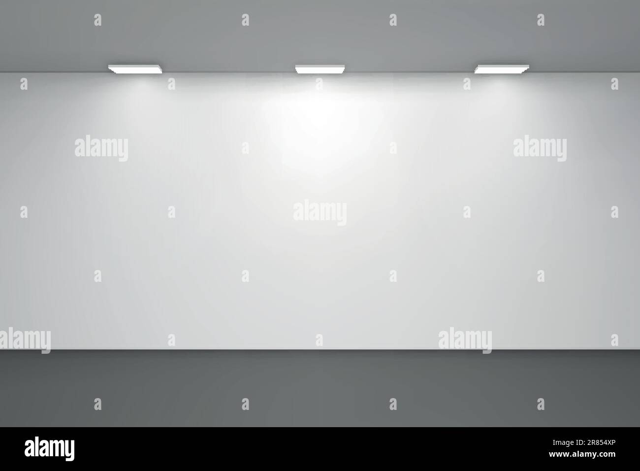 Concrete room spotlight Stock Vector Images - Alamy