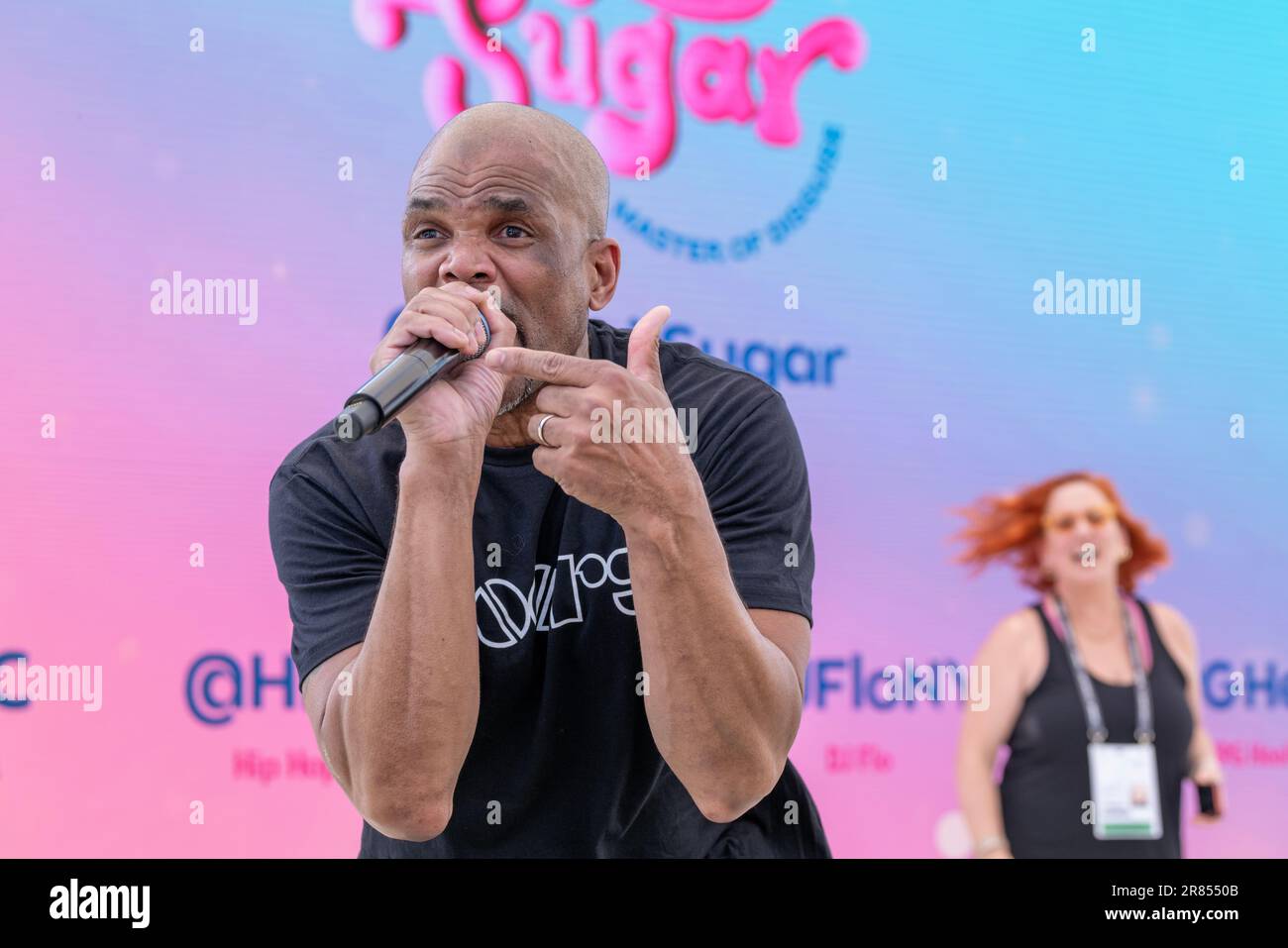 Cannes, France - June 19 2023: Darryl “DMC” McDaniels (Artist - Run DMC ...