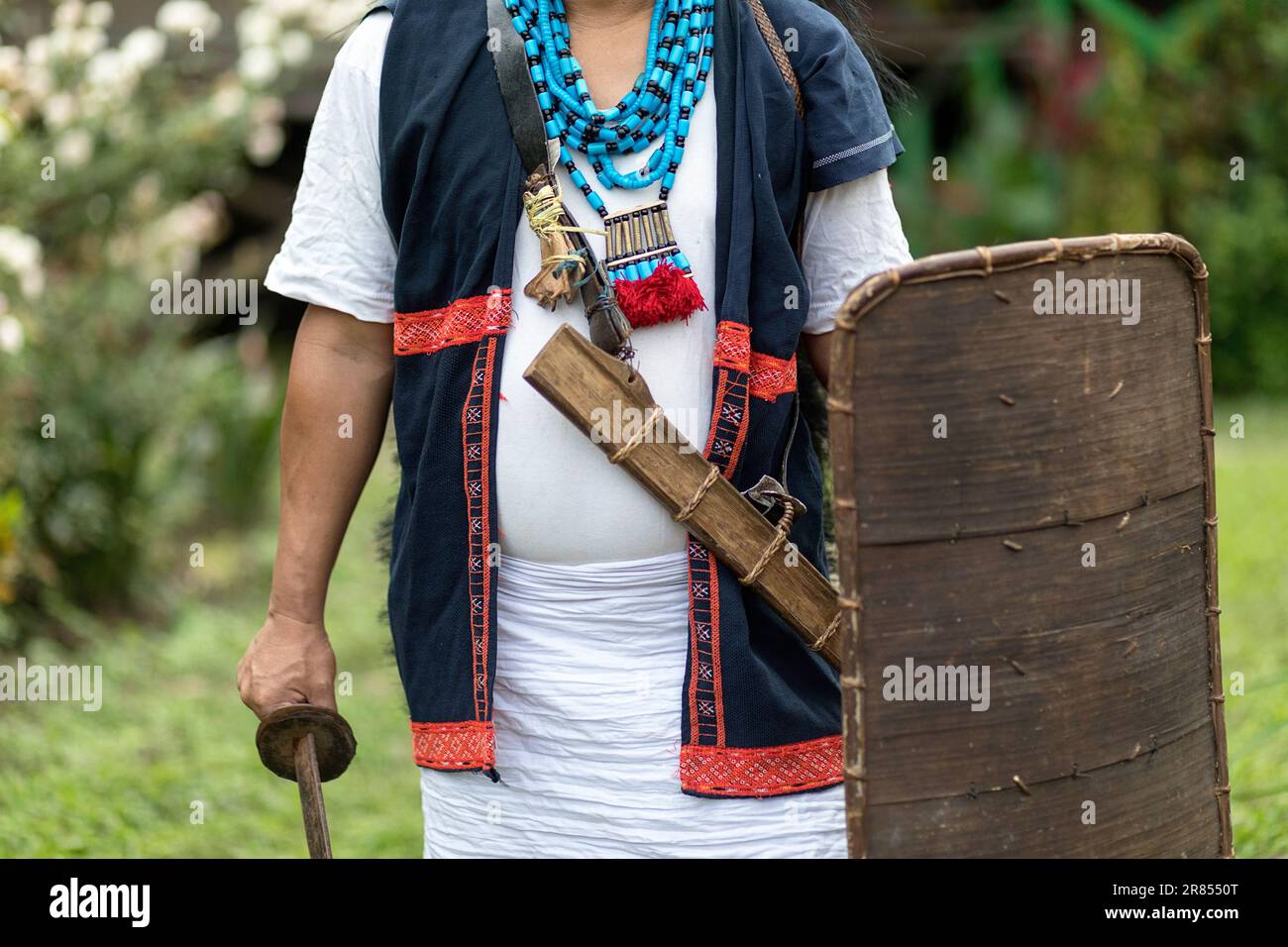 Man from Adi tribe from northeastern part of India dressed in their ...