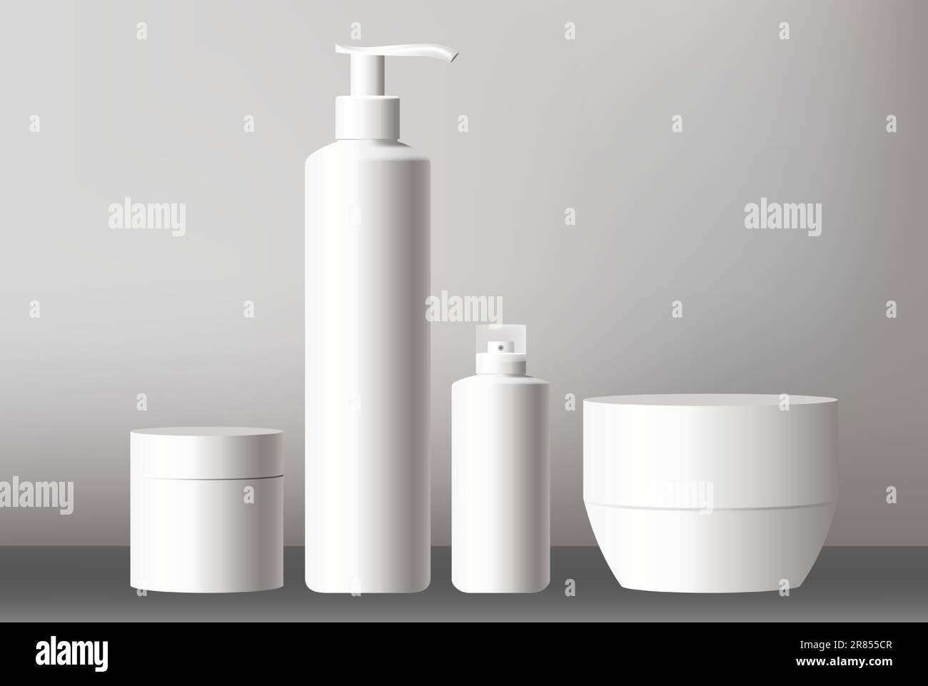 Small cosmetic pump bottle Stock Vector Images - Alamy