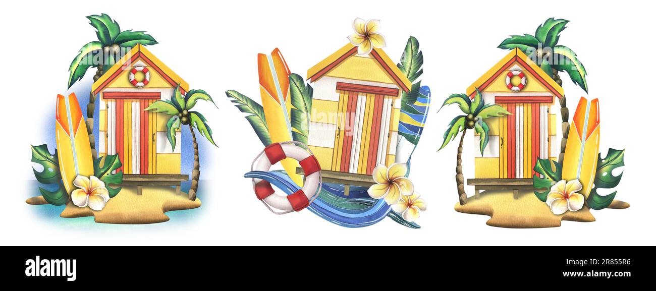 Surf Shack Clipart