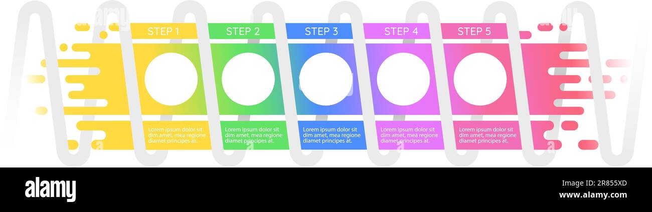 Creative project infographic chart design template Stock Vector Image ...