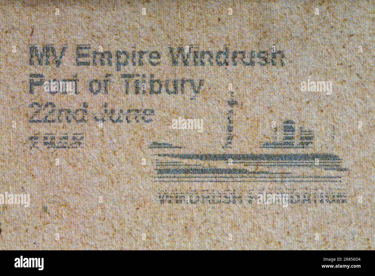 MV Empire Windrush Port of Tilbury 22nd June Windrush Foundation ...