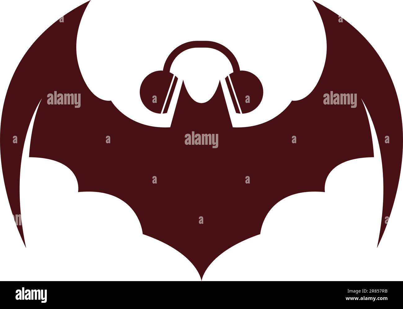 Bats animal logo icon design illustration Stock Vector Image & Art - Alamy