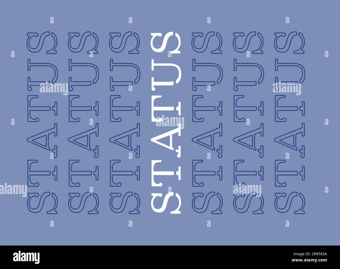 Status repeat word poster Stock Vector Image & Art - Alamy