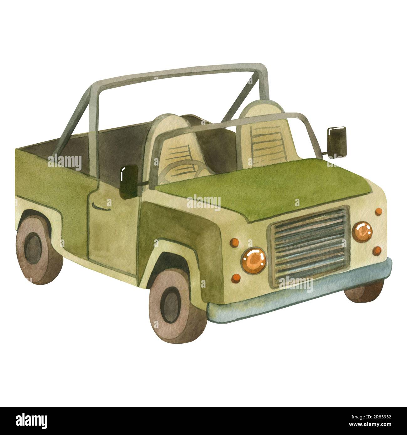 Safari Truck Clip Art