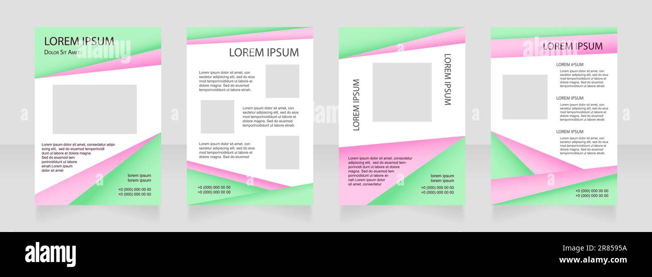 Printable newsletter layout Stock Vector Images - Alamy