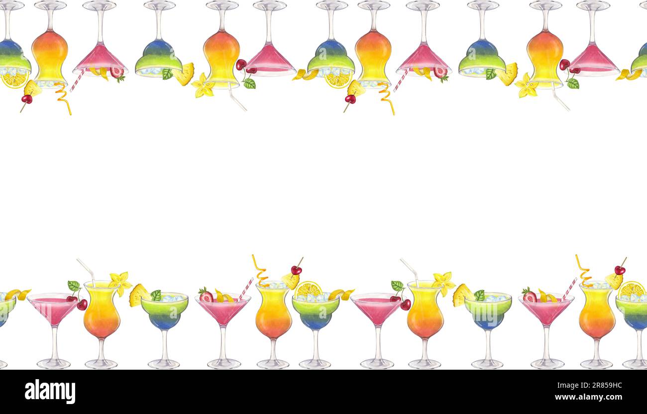 Martini Drink Border