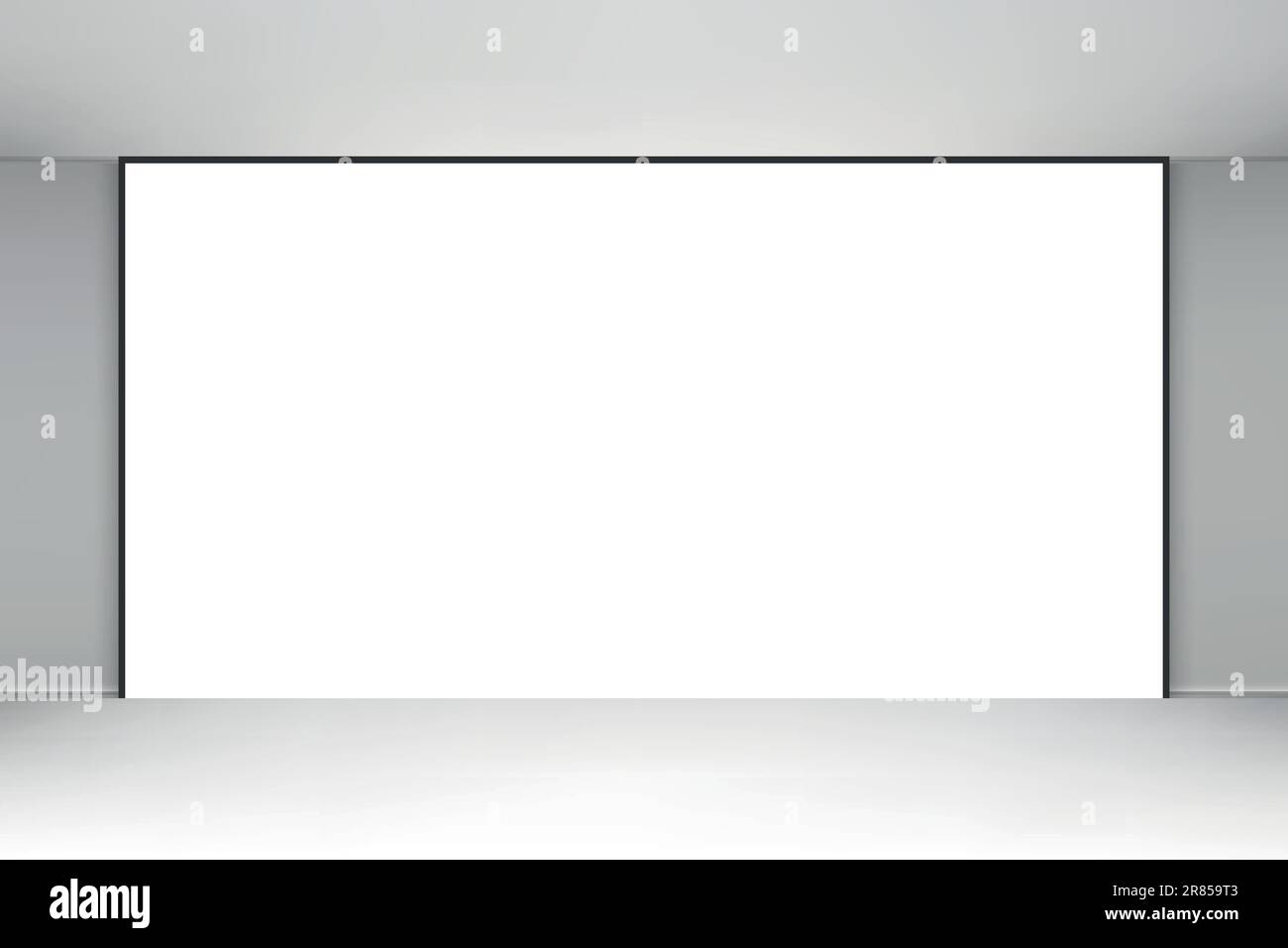 Empty studio room background with spotlight. Template for display or ...