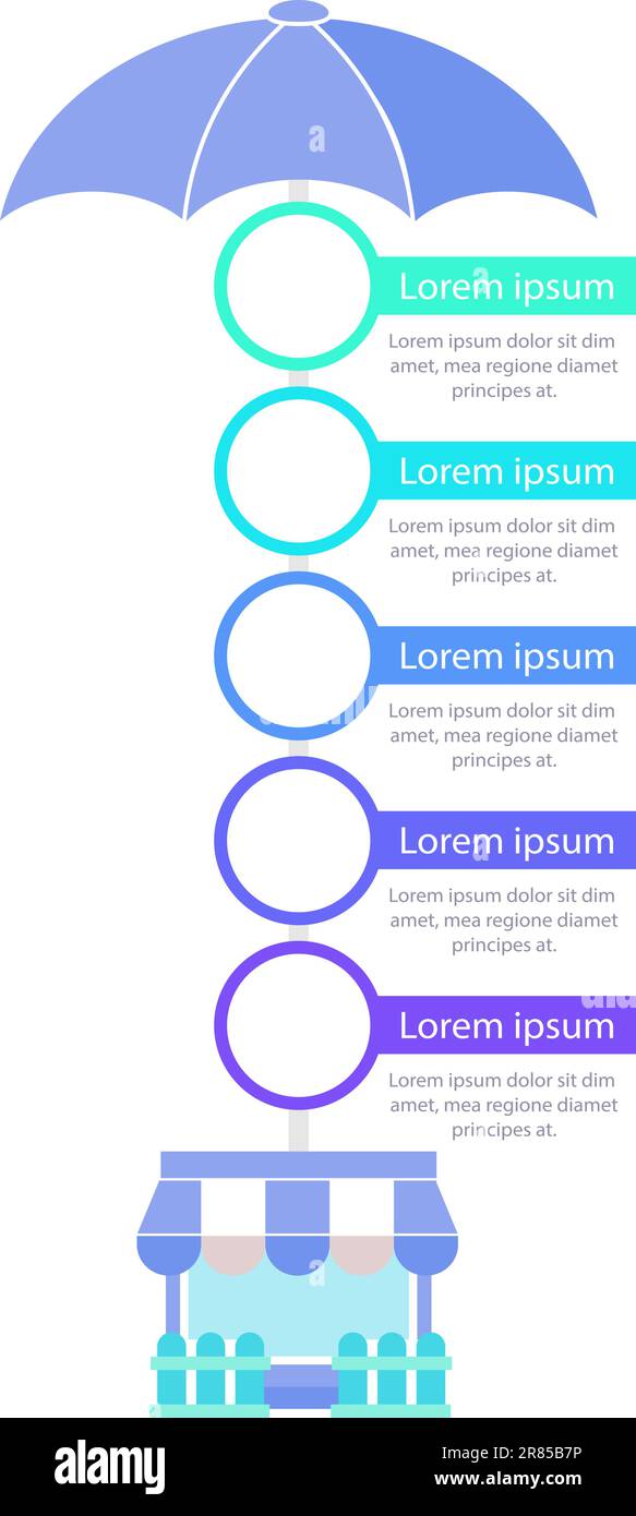 Business ownership advantages infographic chart design template Stock ...