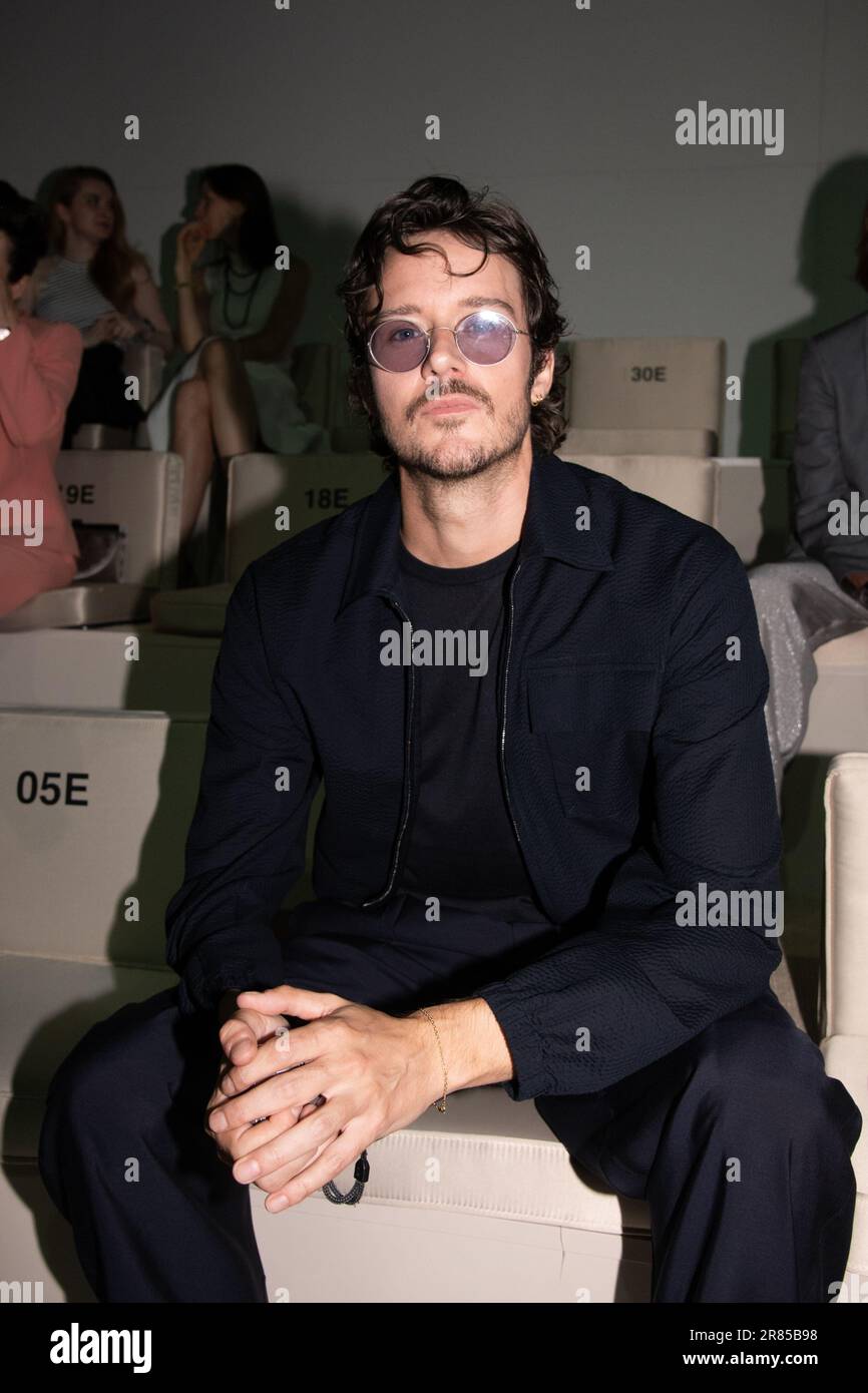 Cesar Domboy Milan Fashion Week - Men S/S 2024 Giorgio Armani - Front ...