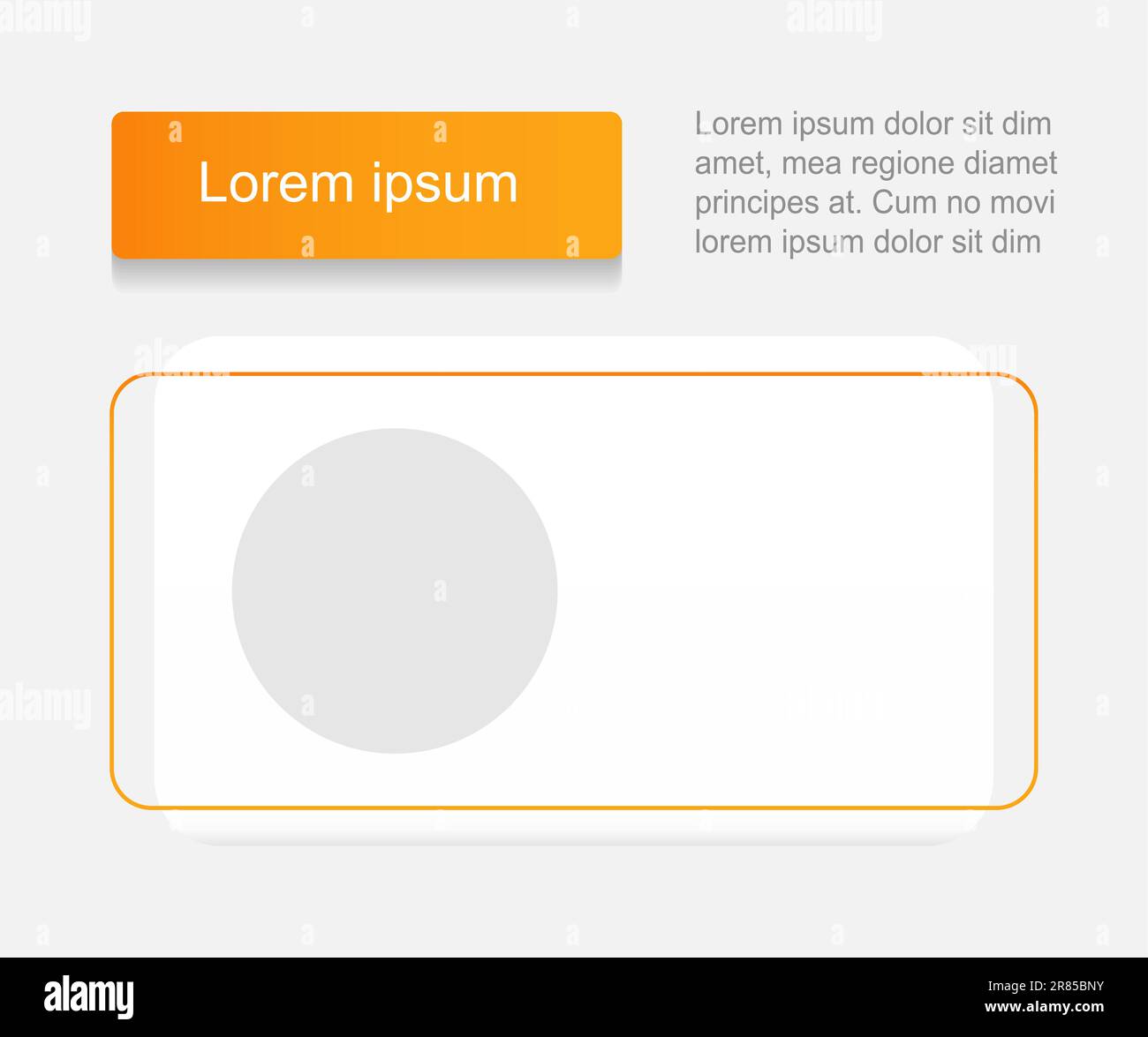 Orange Geometric Infographic Chart Design Element Set Stock Vector Image And Art Alamy 