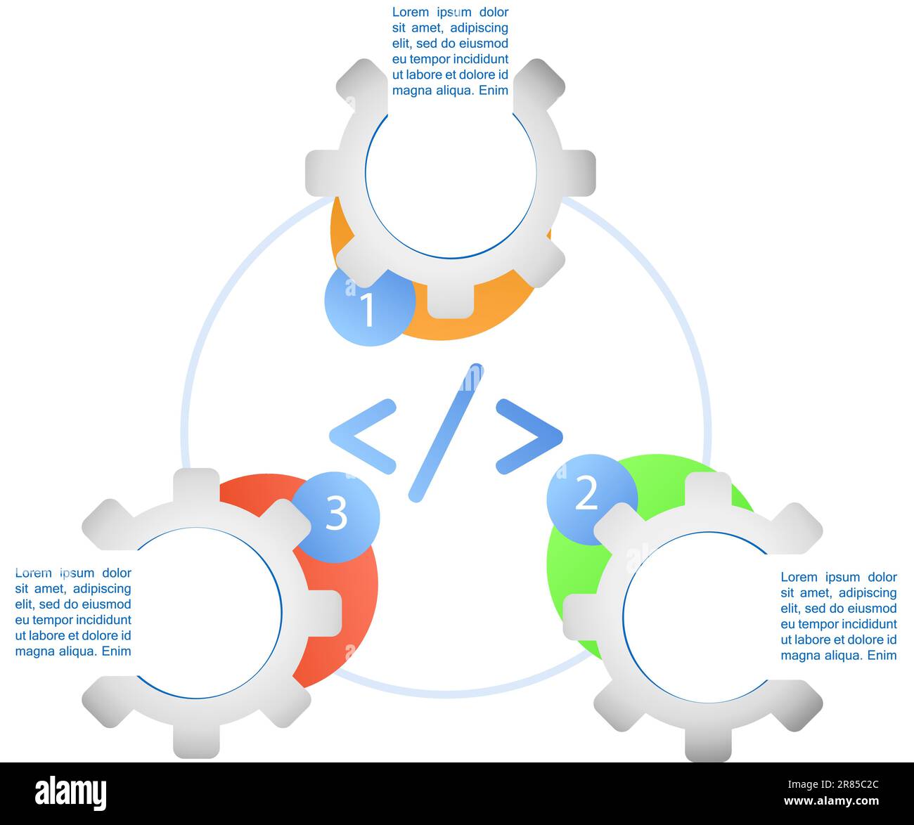 Software architecture process infographic chart design template Stock ...
