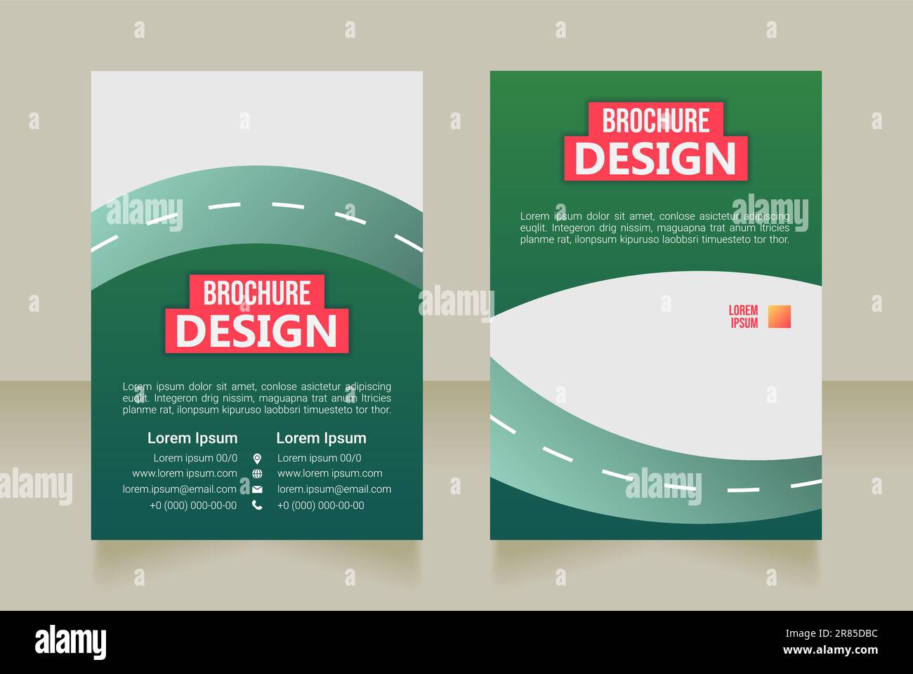 Driver development program blank brochure design Stock Vector Image ...
