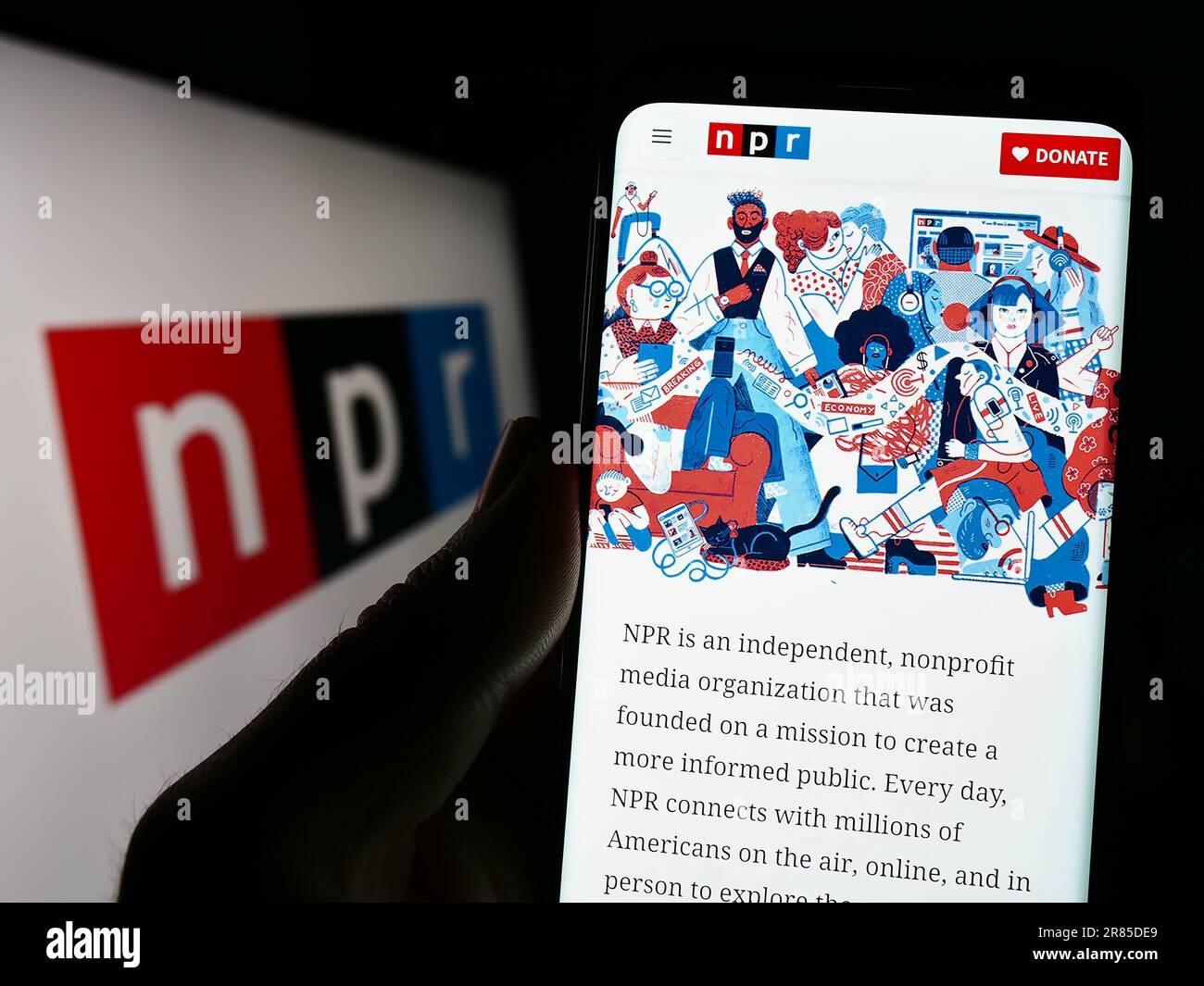 Npr logo hi-res stock photography and images - Alamy