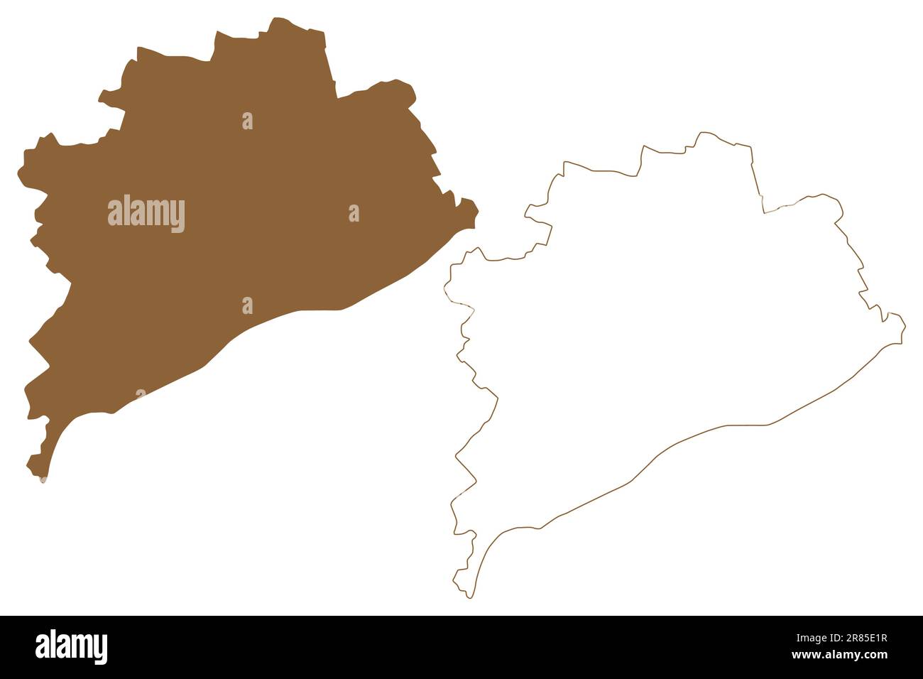 Wels area map hi-res stock photography and images - Alamy