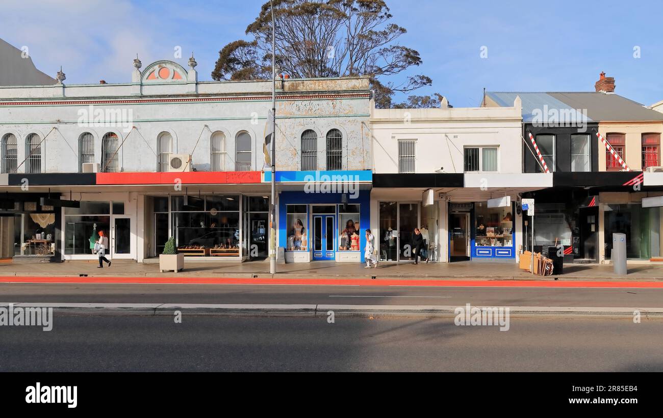 701 Facade-row of old Victorian commercial buildings facing Oxford ...