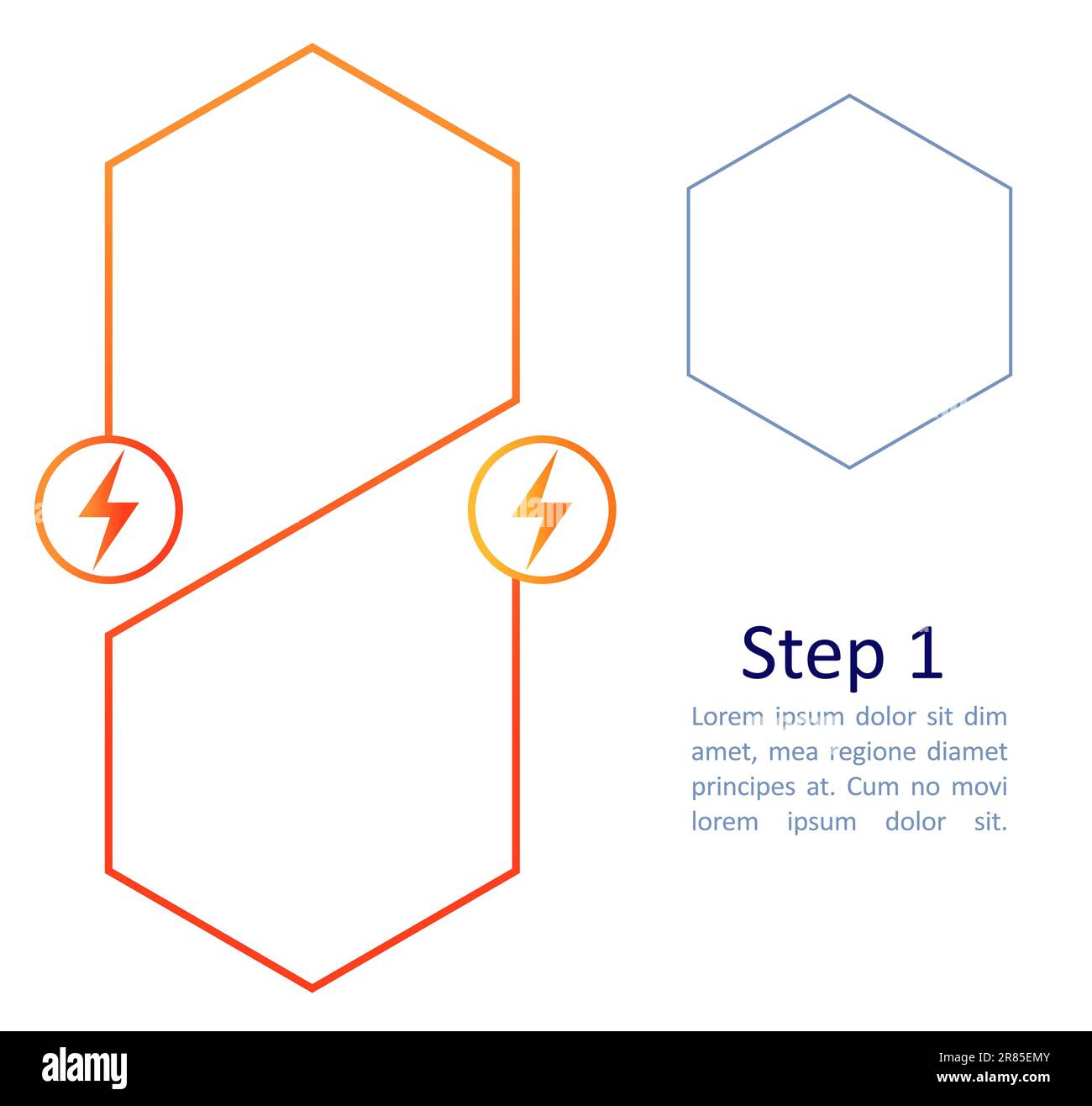 Electricity generation infographic chart design element set Stock ...